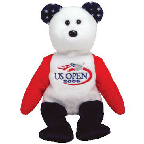 TY Beanie Baby - SMASH the U.S. OPEN 2005 Bear (U.S. OPEN Exclusive) (9 ...