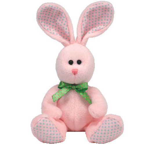 TY Beanie Baby - VALLEY the Pink Bunny (6.5 inch) (Mint ...