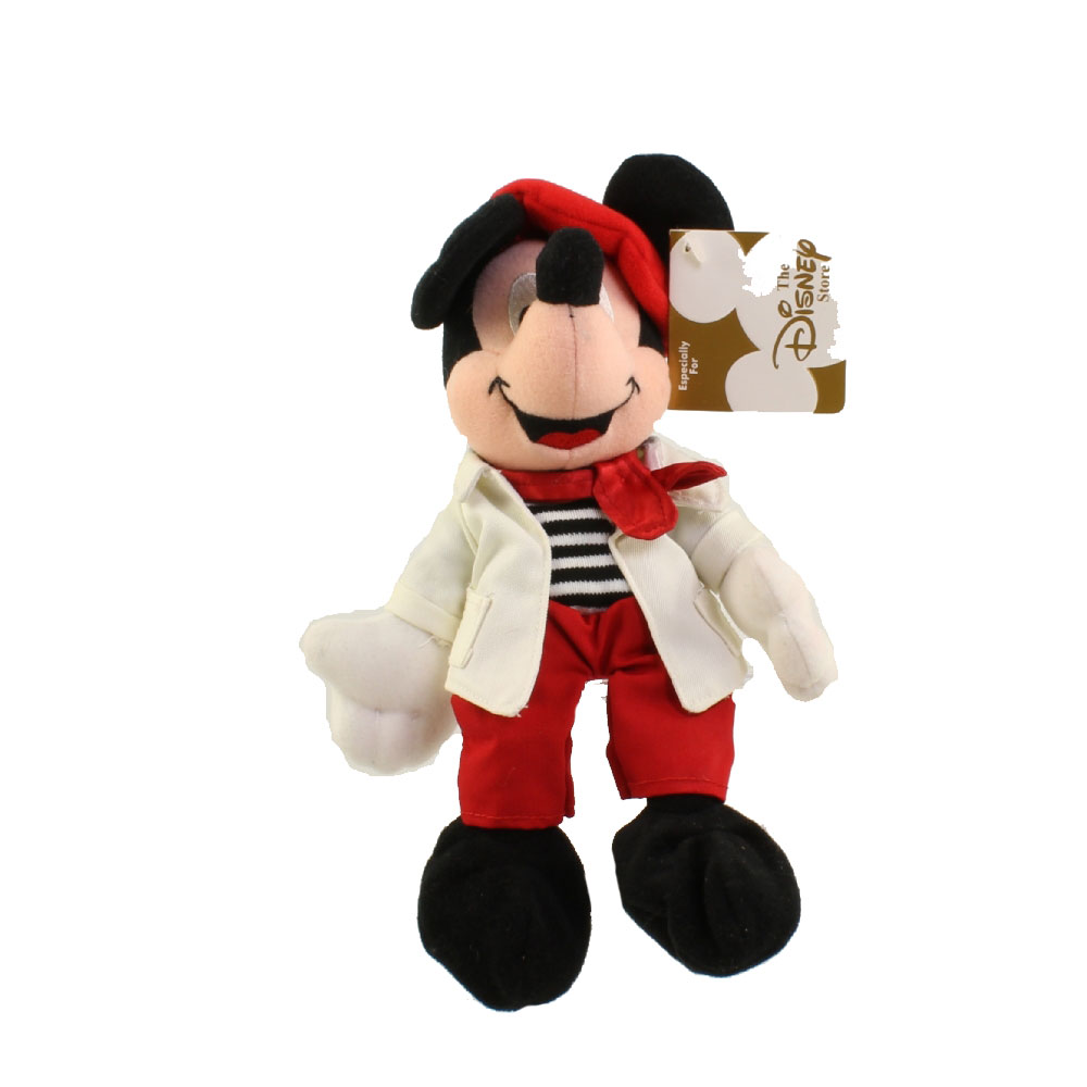 Disney Bean Bag Plush - FRENCH MICKEY (Mickey Mouse) (9 inch) (Mint ...
