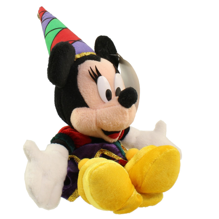 Disney Bean Bag Plush - JESTER MINNIE (Mickey Mouse) (12 inch) (Mint ...