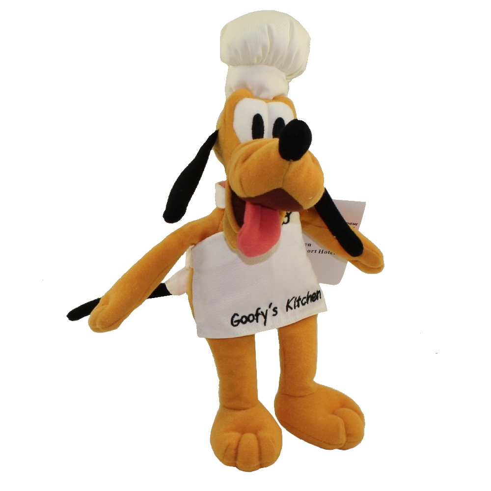 Disney Bean Bag Plush - CHEF PLUTO (Mickey Mouse) (Goofy's Kitchen) (9 ...