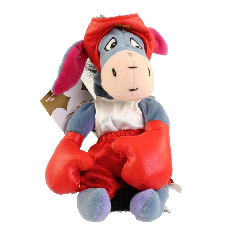 Disney Bean Bag Plush - BOXING EEYORE (Winnie the Pooh) (9 inch) (Mint ...