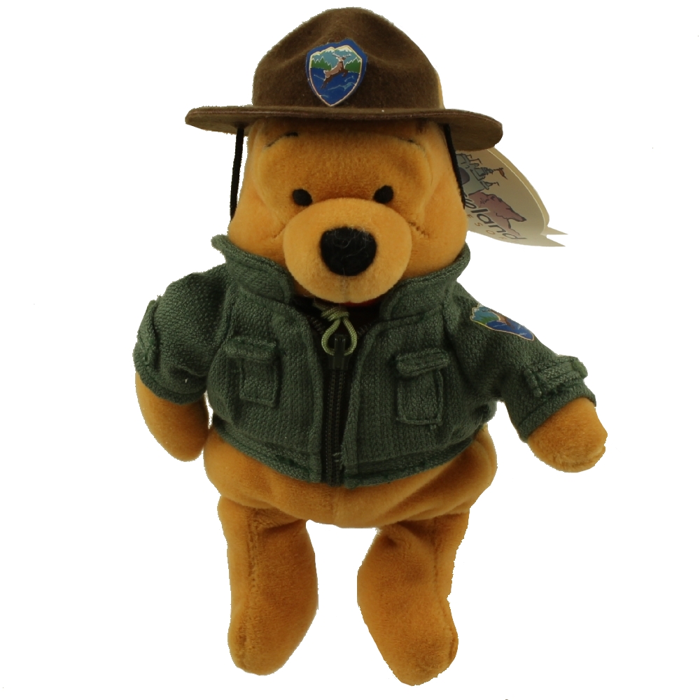 Disney Bean Bag Plush - RANGER POOH (Winnie the Pooh) (Disneyland ...