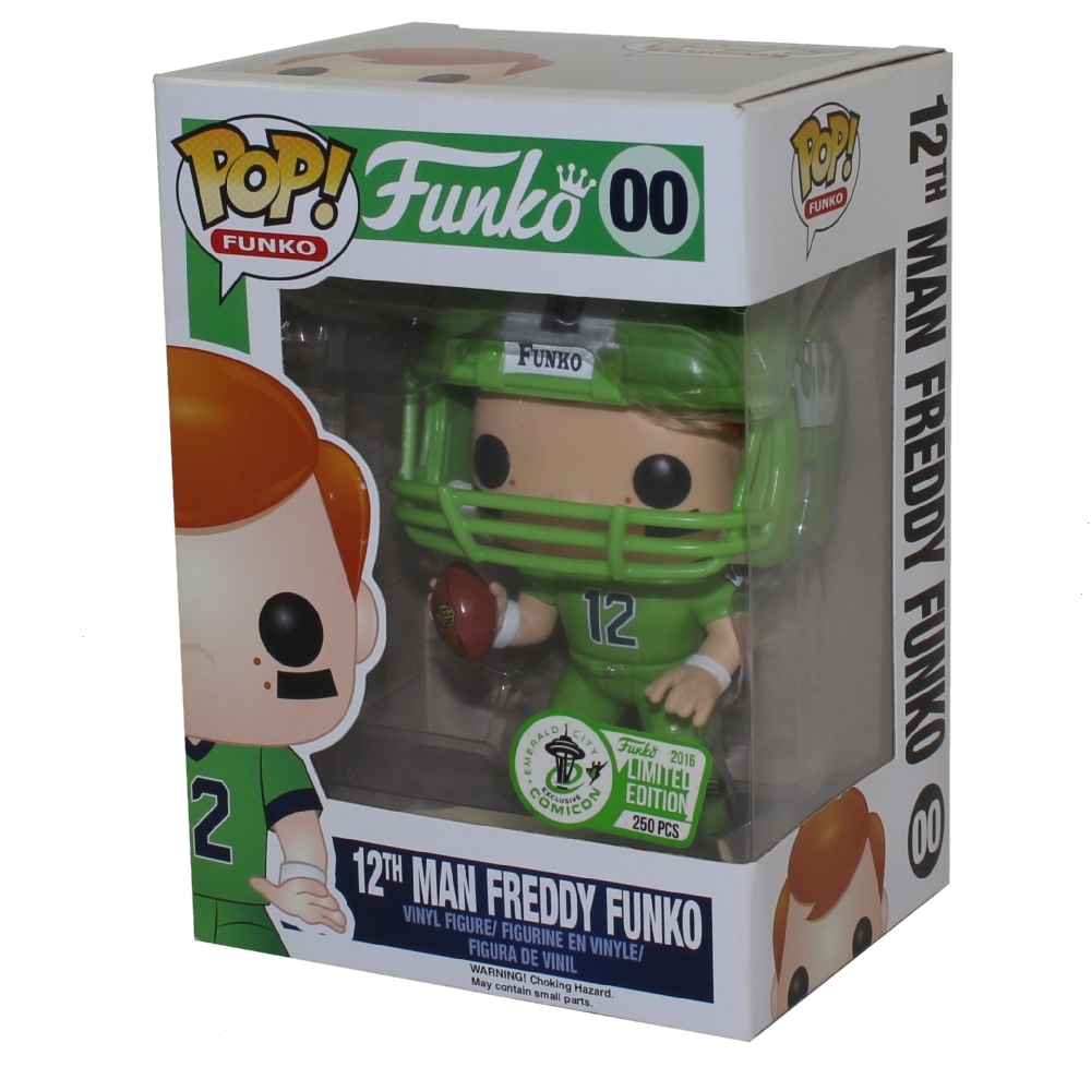 Funko POP! Vinyl Figure - 12th MAN FREDDY FUNKO #00 *2016 Emerald City ...