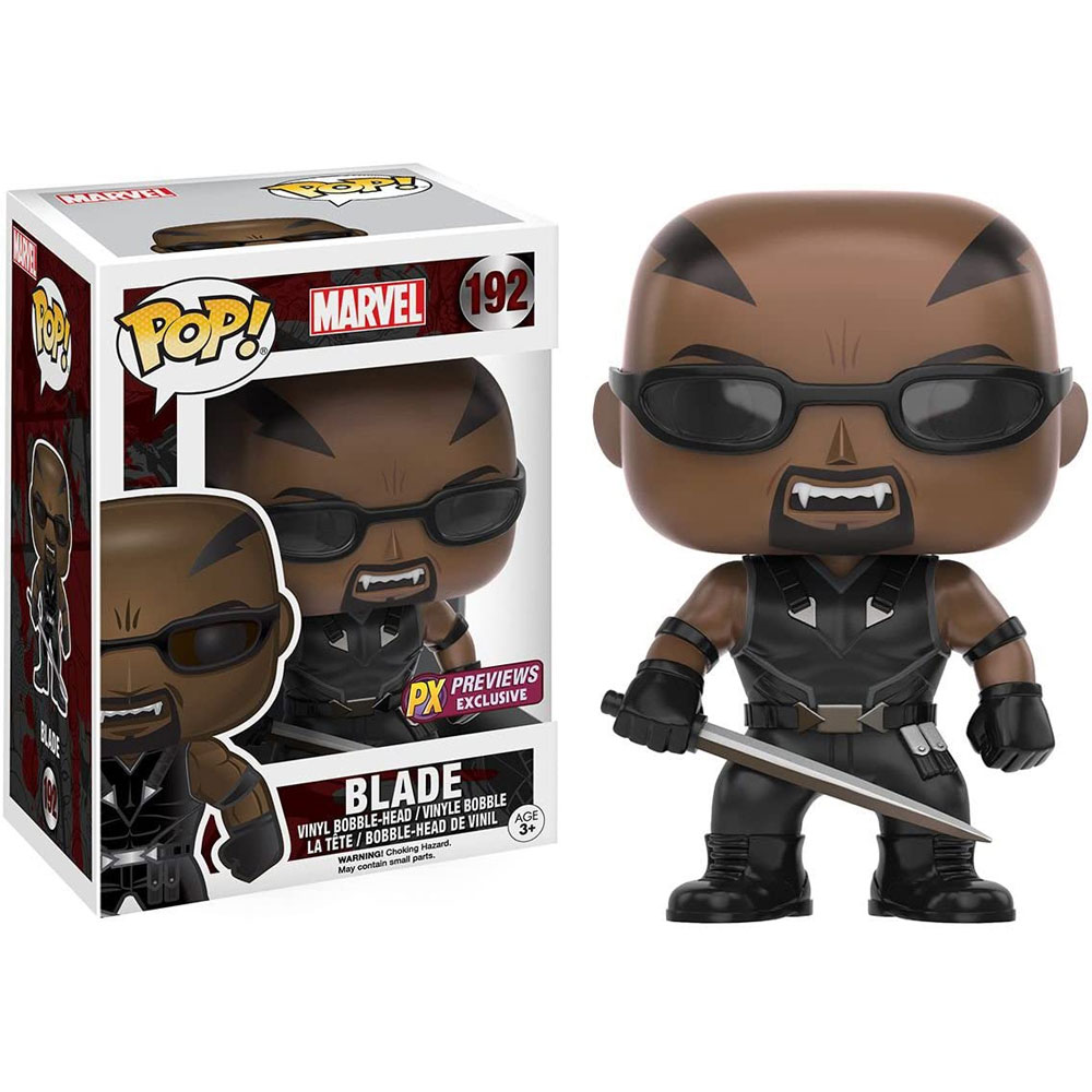 Funko POP! Marvel Vinyl Bobble Figure - BLADE #192 (Mint ...