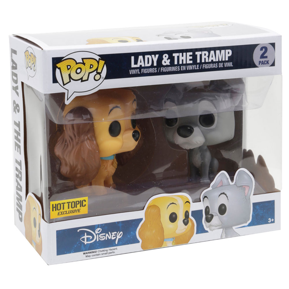 Funko POP! Disney - Vinyl Figures 2-Pack - LADY & THE TRAMP *Exclusive ...