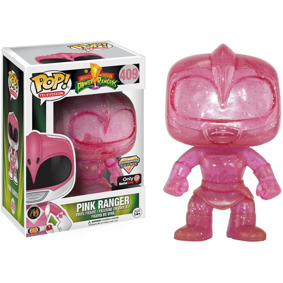 Funko POP! TV Power Rangers Vinyl Figure - PINK RANGER (Clear ...