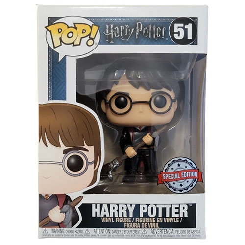 Funko POP! Harry Potter Vinyl Figure - HARRY POTTER (Firebolt Broom ...