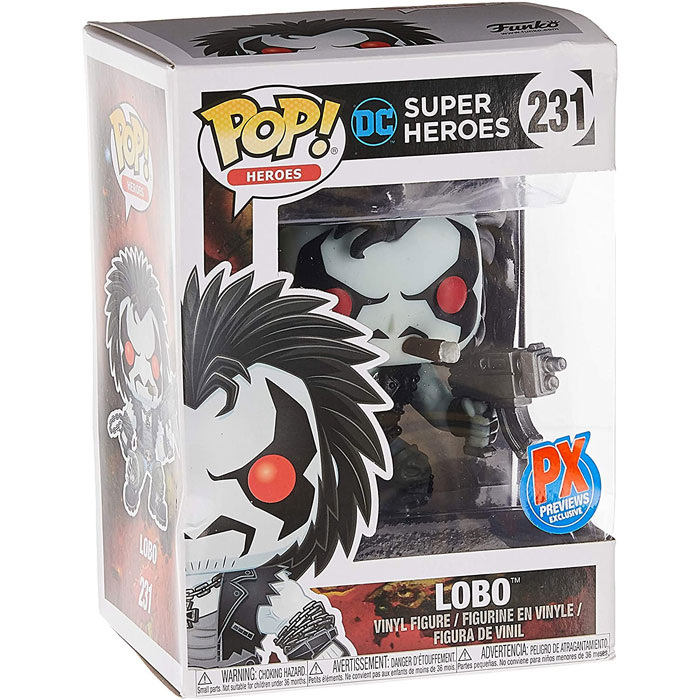 Funko POP! Heroes - DC Comics Vinyl Figure - LOBO #231 (Mint ...