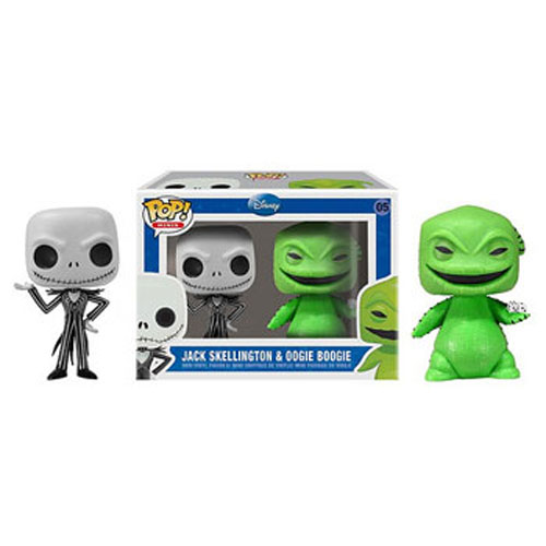 Funko Mini POP! Disney - Vinyl Figures - JACK SKELLINGTON & OOGIE ...
