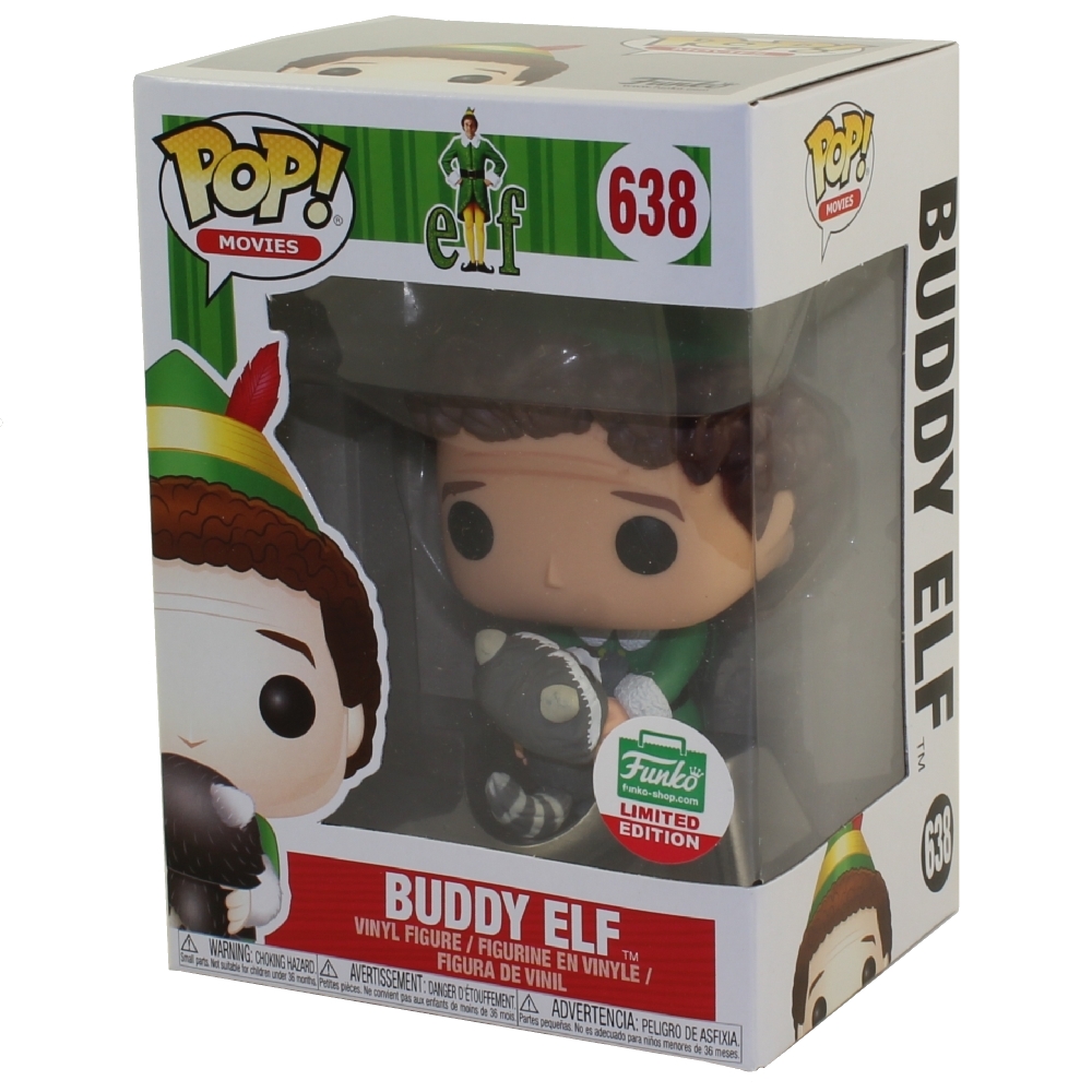 Funko POP! Movies - Elf Vinyl Figure - BUDDY THE ELF (Raccoon) #638 ...