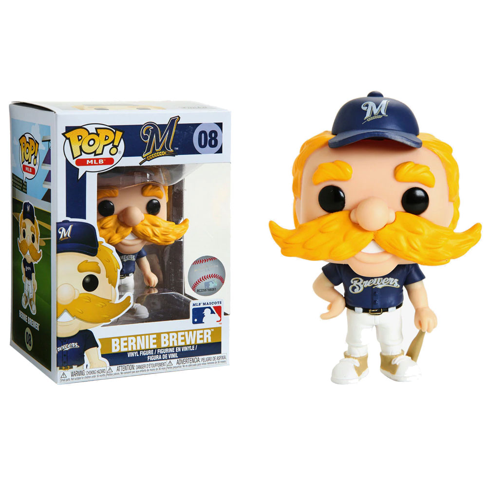 Funko POP! MLB - Mascots S2 Vinyl Figure - BERNIE THE BREWER #08 ...