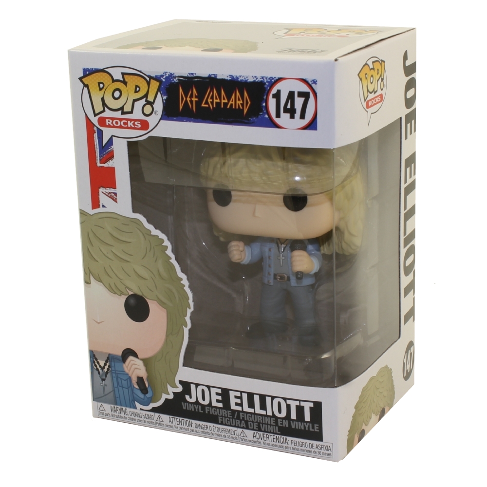 Funko POP! Rocks - Def Leppard Vinyl Figure - JOE ELLIOTT #147 (Mint ...