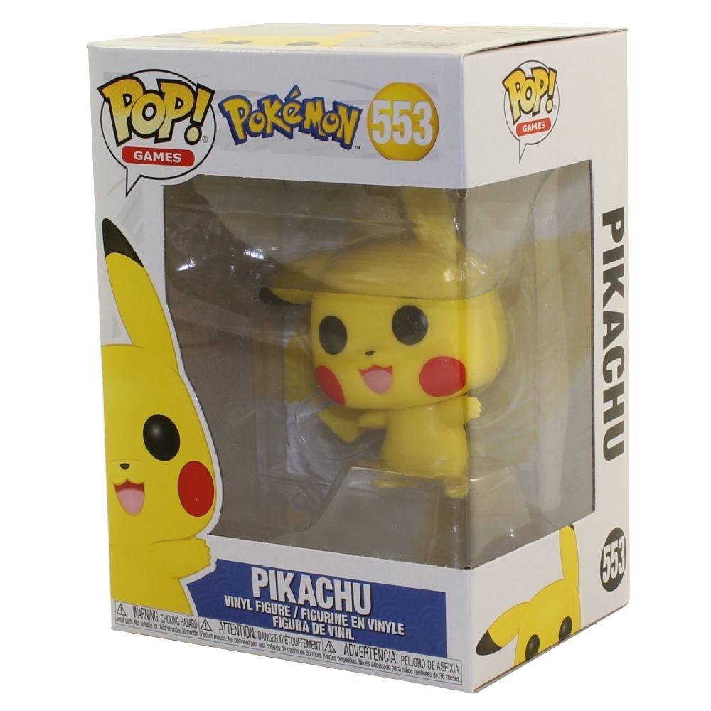 Funko POP! Games - Pokemon Vinyl Figure - PIKACHU (Waving) #553 (Mint ...