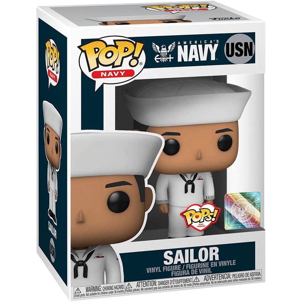Funko POPs! With Purpose - Military (US Navy) Vinyl Figure - SAILOR ...
