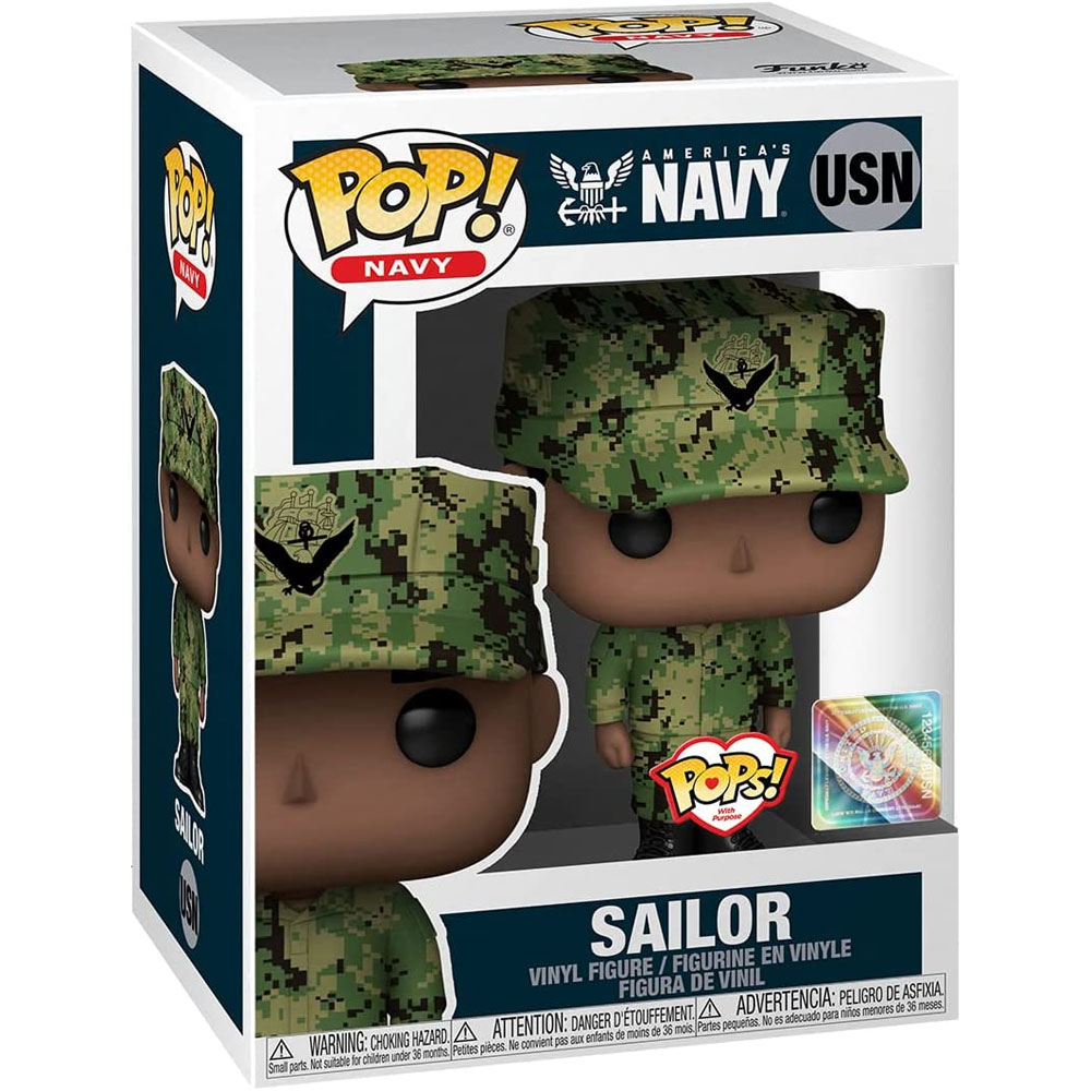 Funko POPs! With Purpose - Military (US Navy) Vinyl Figure - SAILOR ...