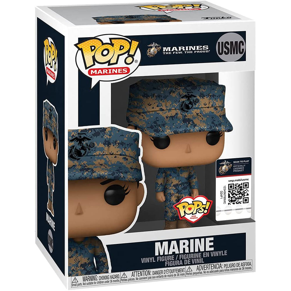 Funko POPs! With Purpose - Military (US Marines) Vinyl Figure - MARINE ...