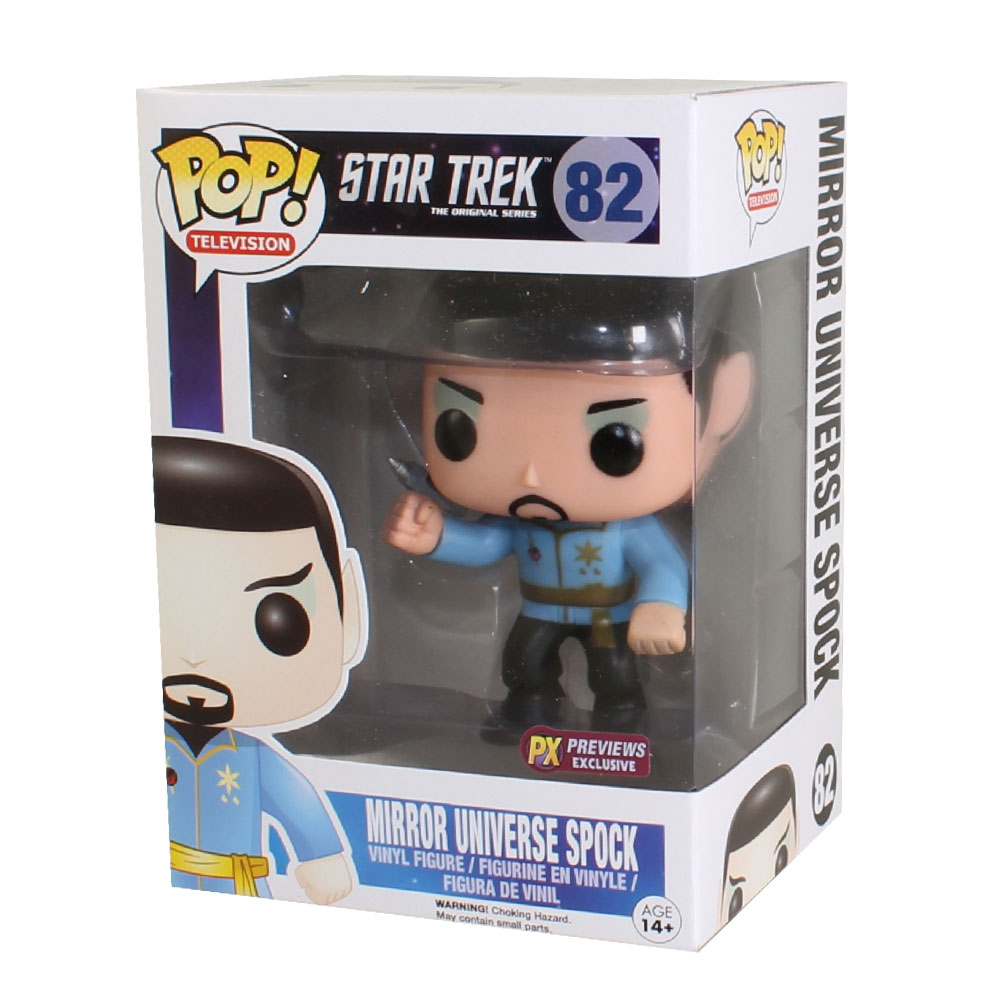 Funko POP! Television - Star Trek Vinyl Figure - MIRROR UNIVERSE SPOCK ...