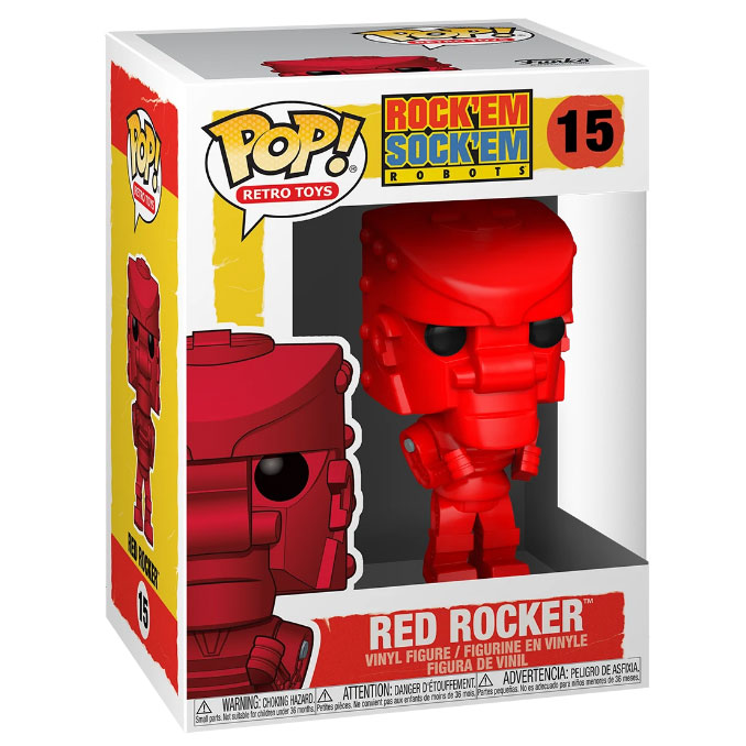 Funko POP! Mattel Vinyl Figure - Rock 'Em Sock 'Em Robots - RED ROCKER ...