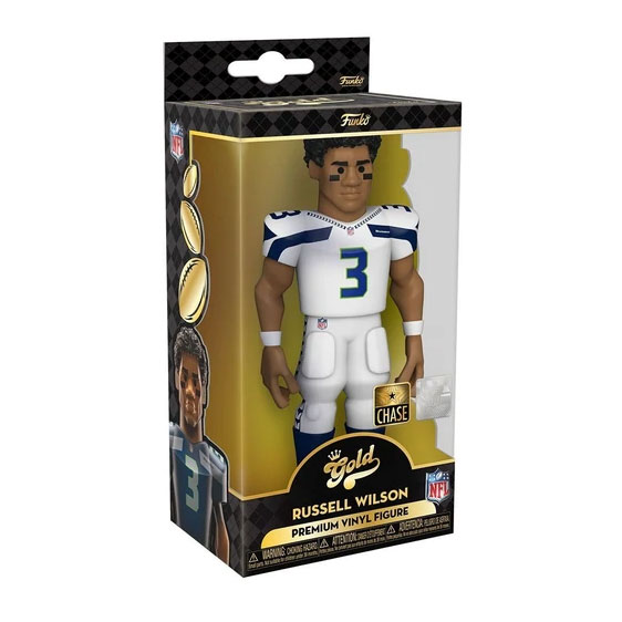 Funko Gold Premium Vinyl Figure - NFL - RUSSELL WILSON (White Seahawks ...