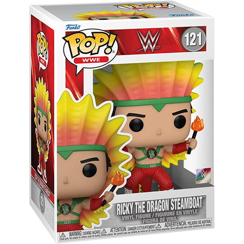 Funko POP! WWE Wave 17 Vinyl Figure - RICKY THE DRAGON STEAMBOAT #121 ...