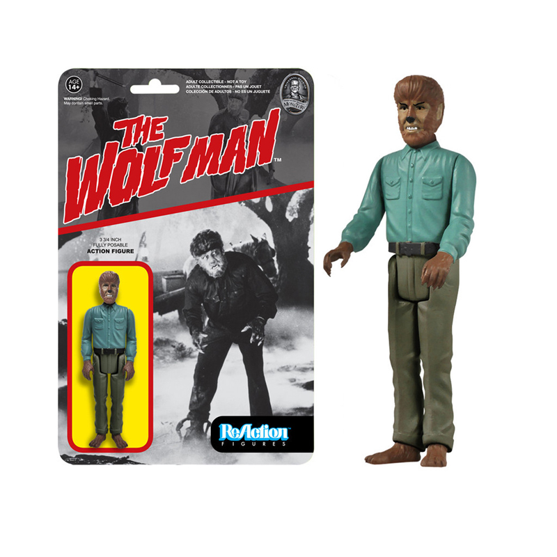 Funko Super 7 - Universal Monsters ReAction Figures Series 2 - WOLFMAN ...