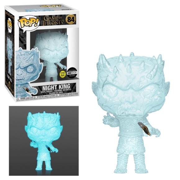 Funko POP! Vinyl Figure - Night King (Crystal) (Glow in the Dark) (Mint ...