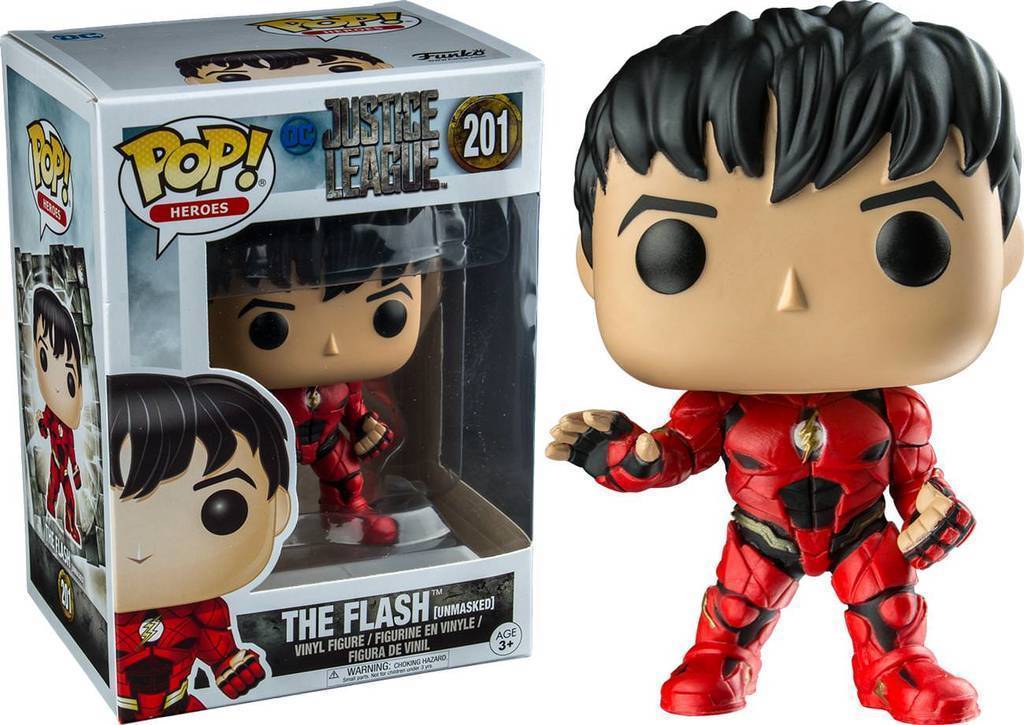 Funko POP! Vinyl Figure - The Flash (Justice League) (Unmasked) (Mint ...