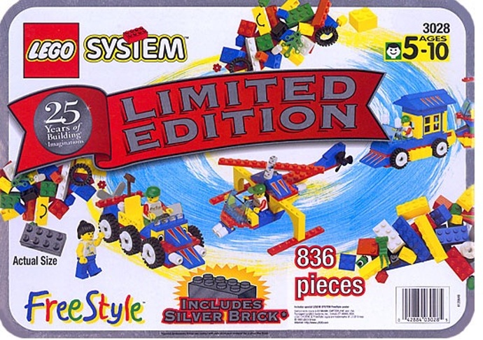 LEGO - Limited Edition Silver Freestyle Tub 3028 - (New & Sealed ...