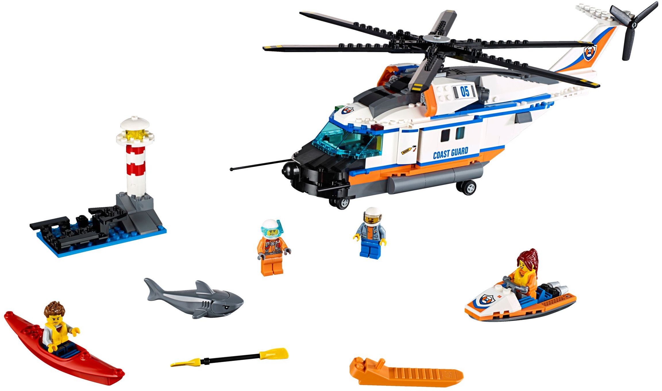 LEGO - Heavy-Duty Rescue Helicopter 60166 - (New & Sealed ...