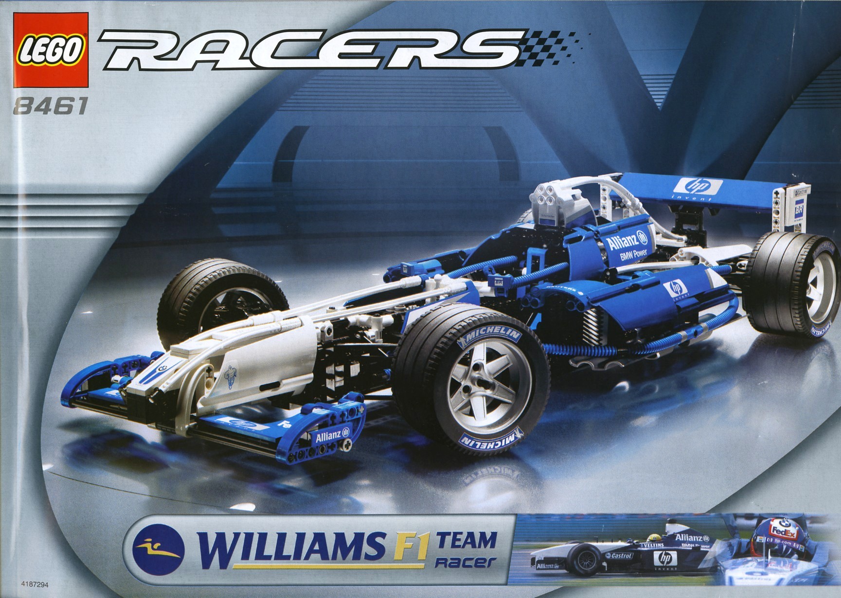 LEGO - Williams F1 Team Racer 8461 - (New & Sealed): Sell2BBNovelties ...