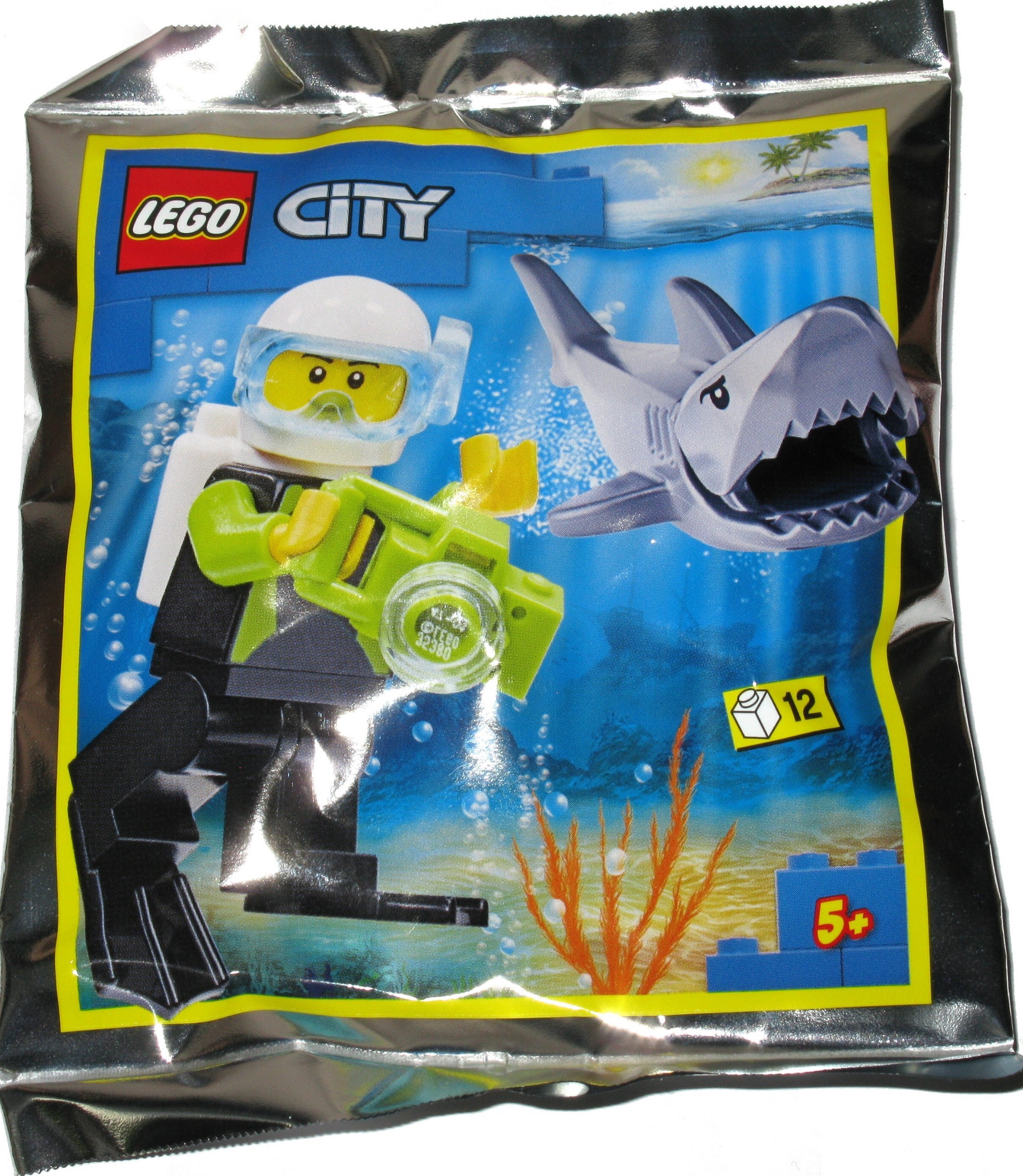 LEGO - Scuba Diver and Shark 952019 - (New & Sealed): Sell2BBNovelties ...