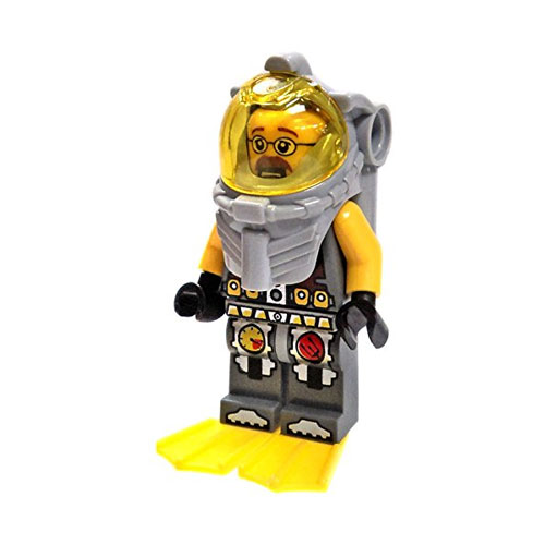 LEGO Minifigure - Atlantis - JEFF FISHER (Diver) (Mint ...