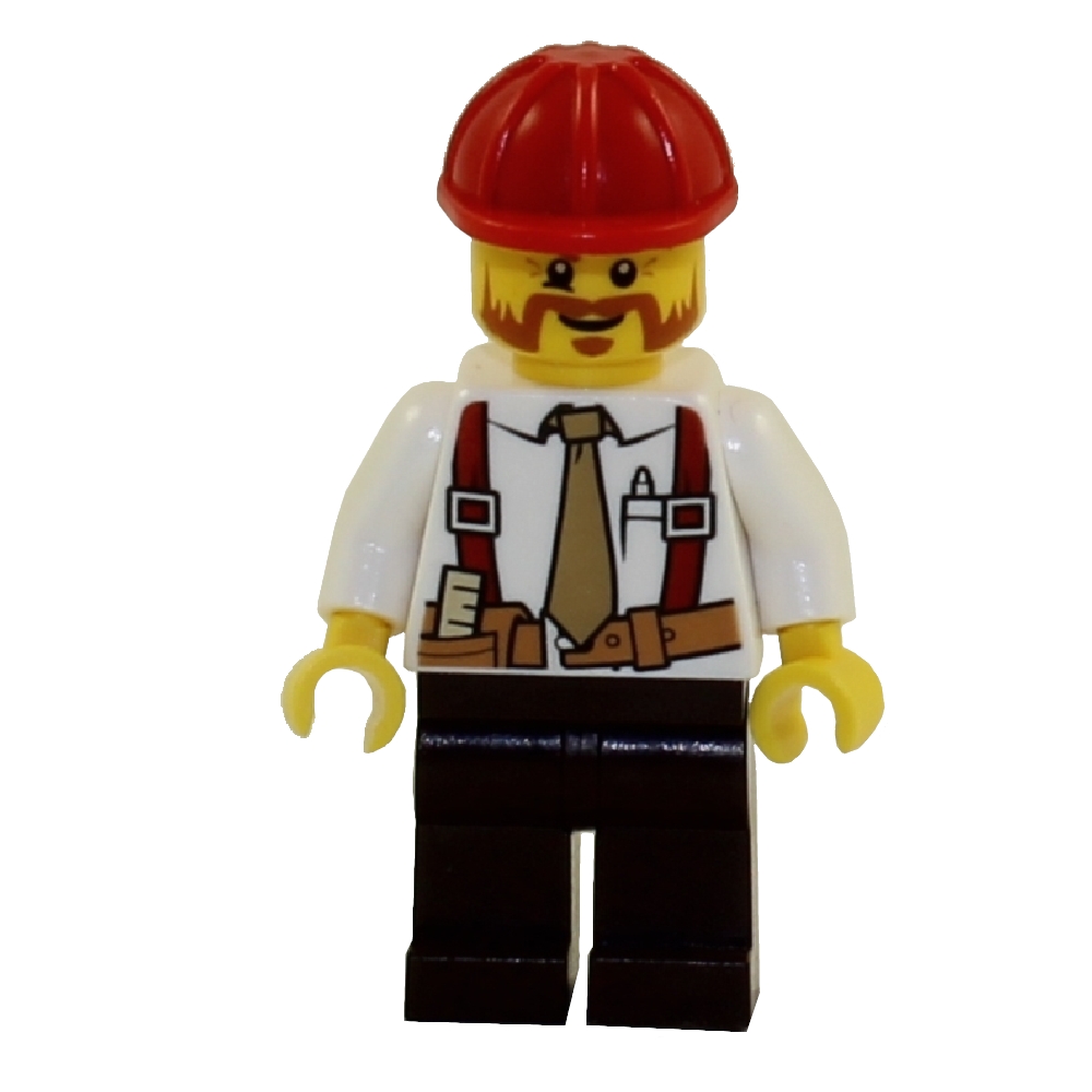 LEGO Minifigure - City - CONSTRUCTION FOREMAN (Mint): Sell2BBNovelties ...