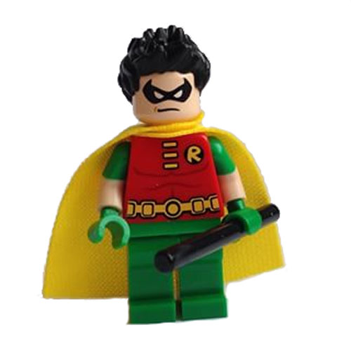 LEGO Minifigure - DC Comics Super Heroes - ROBIN with Baton (Mint ...