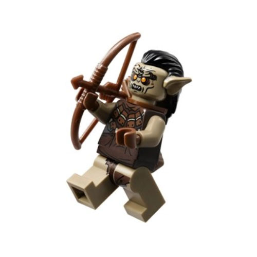 LEGO Minifigure - The Hobbit - HUNTER ORC with Quiver and Bow & Arrow ...