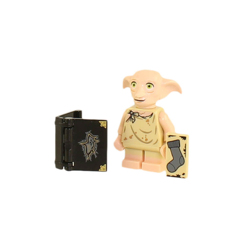 LEGO Minifigure - Harry Potter - DOBBY the House Elf w/ Sock & Book ...