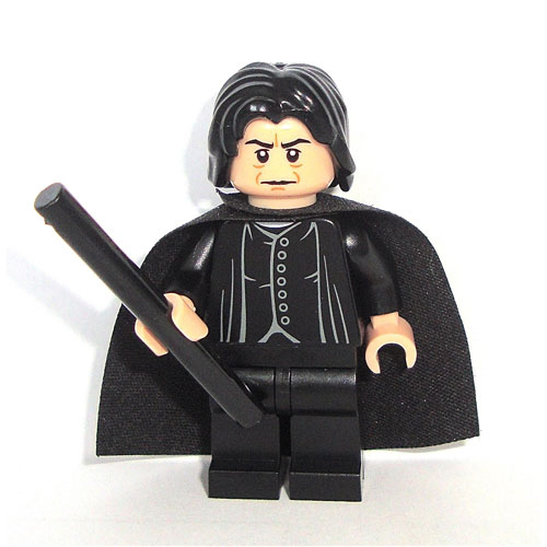 LEGO Minifigure - Harry Potter - PROFESSOR SEVERUS SNAPE with Wand ...