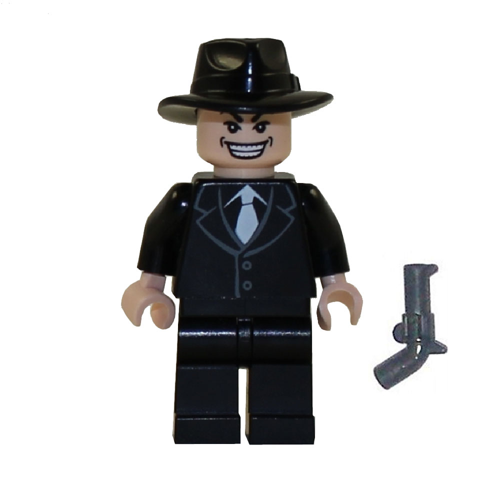 LEGO Minifigure - Indiana Jones - SHANGHAI GANGSTER (Grinning) w/ Gun ...
