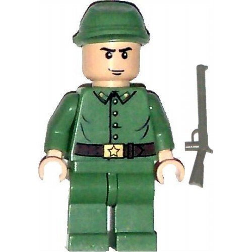 LEGO Minifigure - Indiana Jones - RUSSIAN GUARD 2 with Hat & Gun (Mint ...