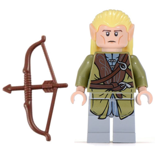 LEGO Minifigure - Lord of the Rings - LEGOLAS with Bow & Arrow (Mint ...