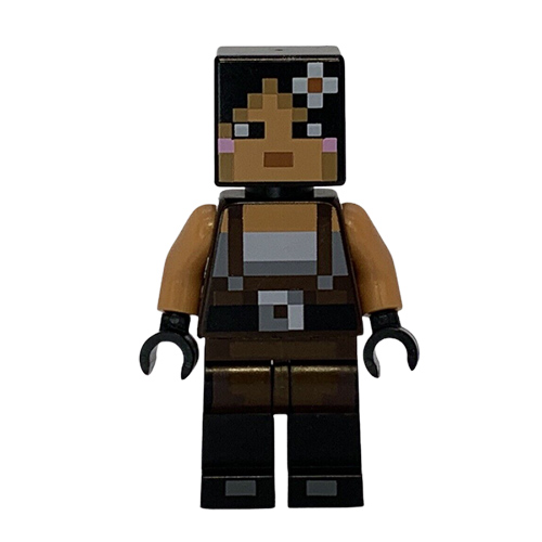 LEGO Minifigure - Minecraft - FEMALE SKIN 2 (Flower & Suspenders) (Mint ...