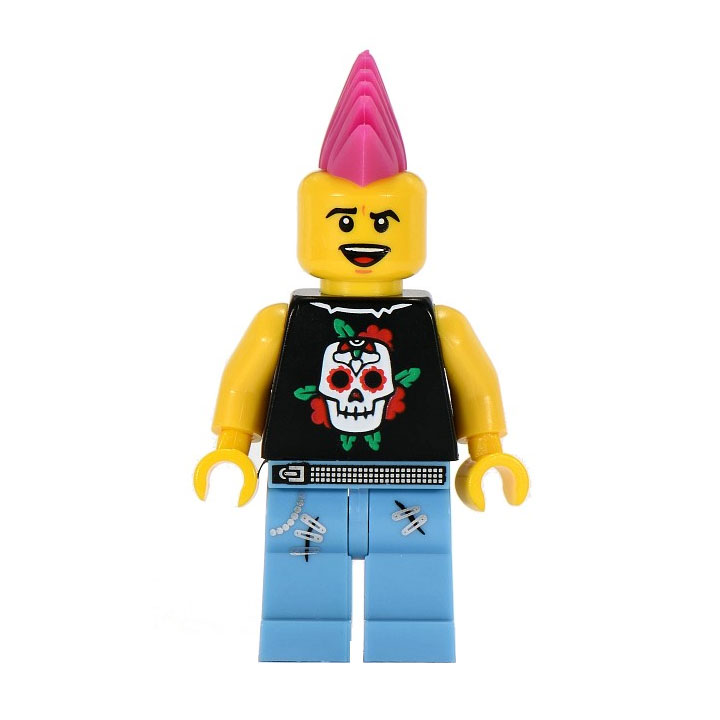 LEGO - Minifigures Series 4 - PUNK ROCKER (Figure Only) (Mint ...