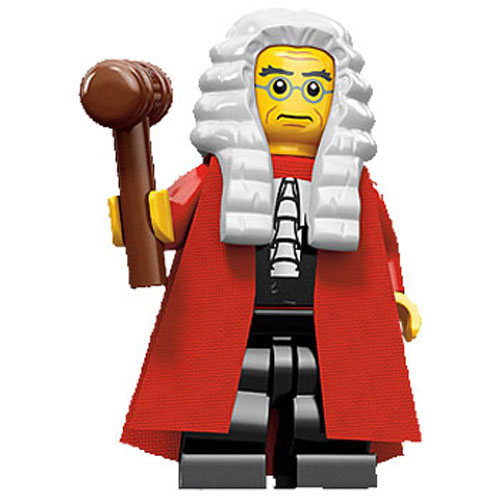 LEGO - Minifigures Series 9 - JUDGE (Mint): Sell2BBNovelties.com: Sell ...