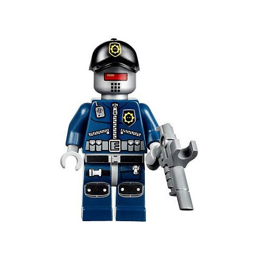 LEGO Minifigure - The LEGO Movie - ROBO SWAT with Hat & Gun (Mint ...