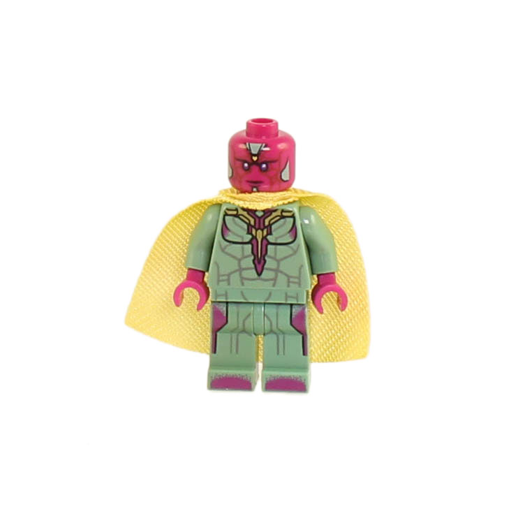 LEGO Minifigure - Marvel Super Heroes - VISION (Yellow Spot on Forehead ...