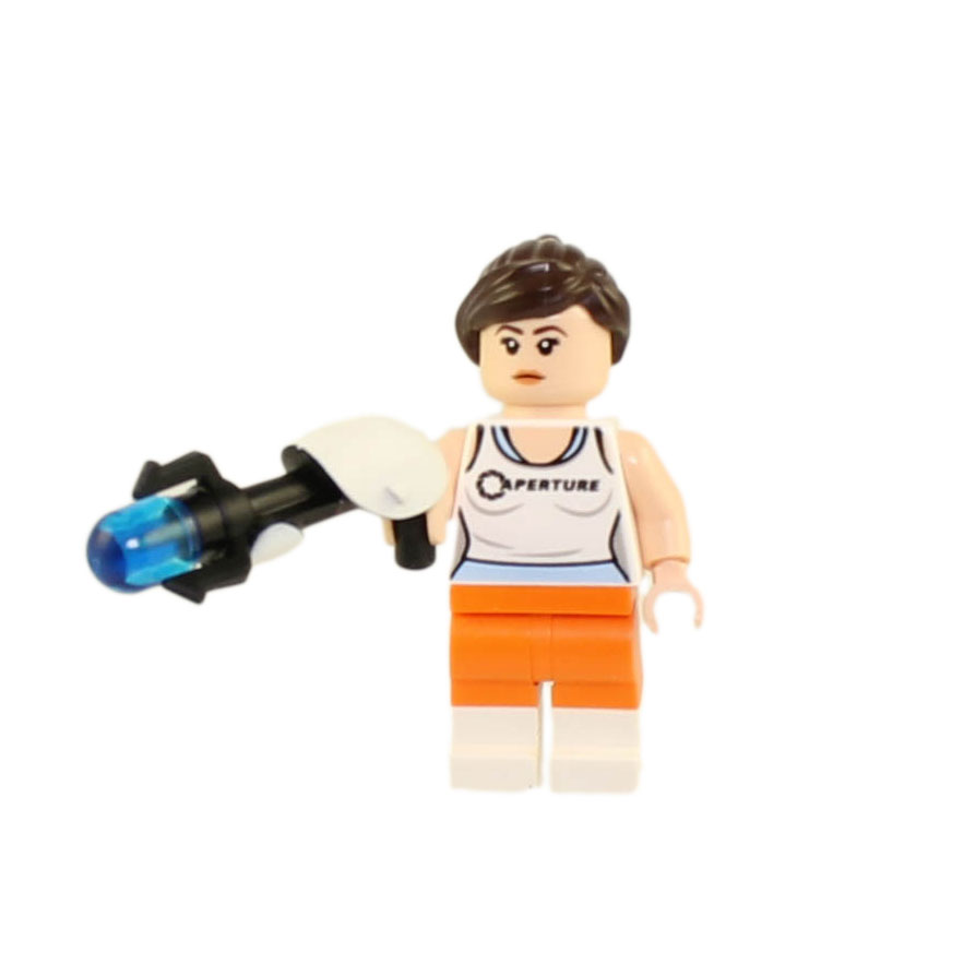 LEGO Minifigure - Portal - CHELL with Portal Gun (Dimensions) (Mint ...