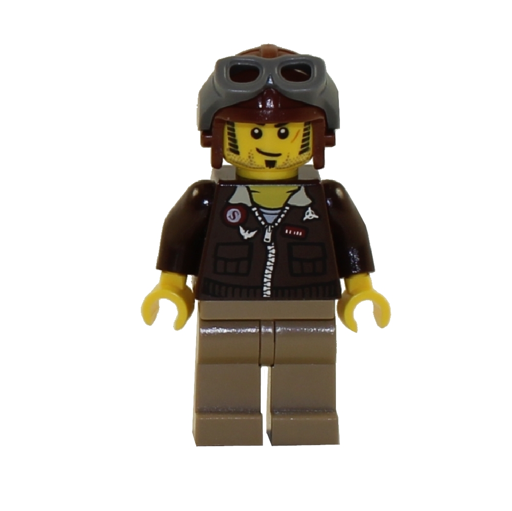LEGO Minifigure - Pharoah's Quest - JAKE RAINES (Aviator Jacket & Cap ...