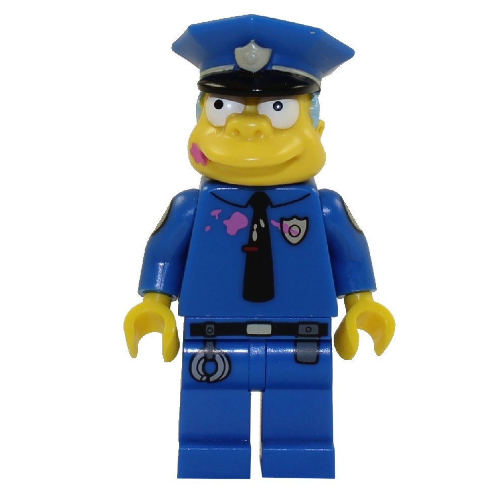 LEGO Minifigure - The Simpsons - CHIEF WIGGUM (Donut Frosting Face ...