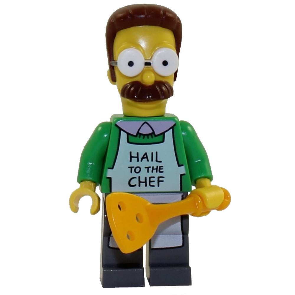 LEGO Minifigure - The Simpsons - NED FLANDERS (Chef) (Mint ...